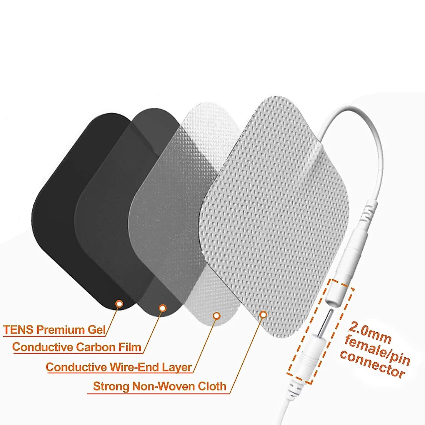 E Stim Electrode Pads Estim Electric Shock Electrosex Forever Fetish Bondage And Bdsm Clothing 